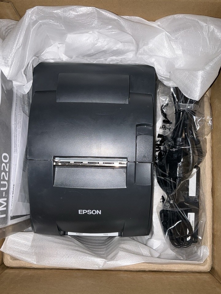 Epson TM-U220B M188B Dot Matrix POS Printer Ethernet/LAN, Lightly Used ...