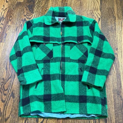 Vintage 1950/60s Johnson Woolen Mills wool zip jacket! Size 44 long ...