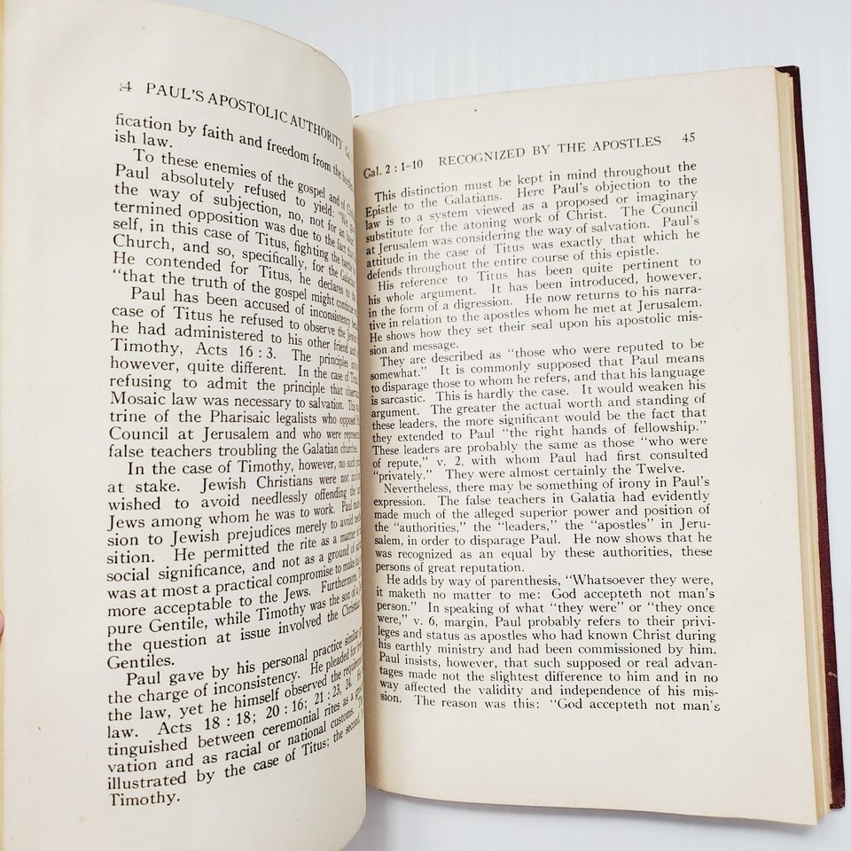 An Exposition The Epistles of Paul to the Galatians Charles Erdman Vintage Book | eBay