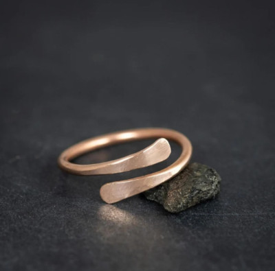 Solid Pure Copper Ring Handmade Healing Copper Adjustable Ring All Size ...