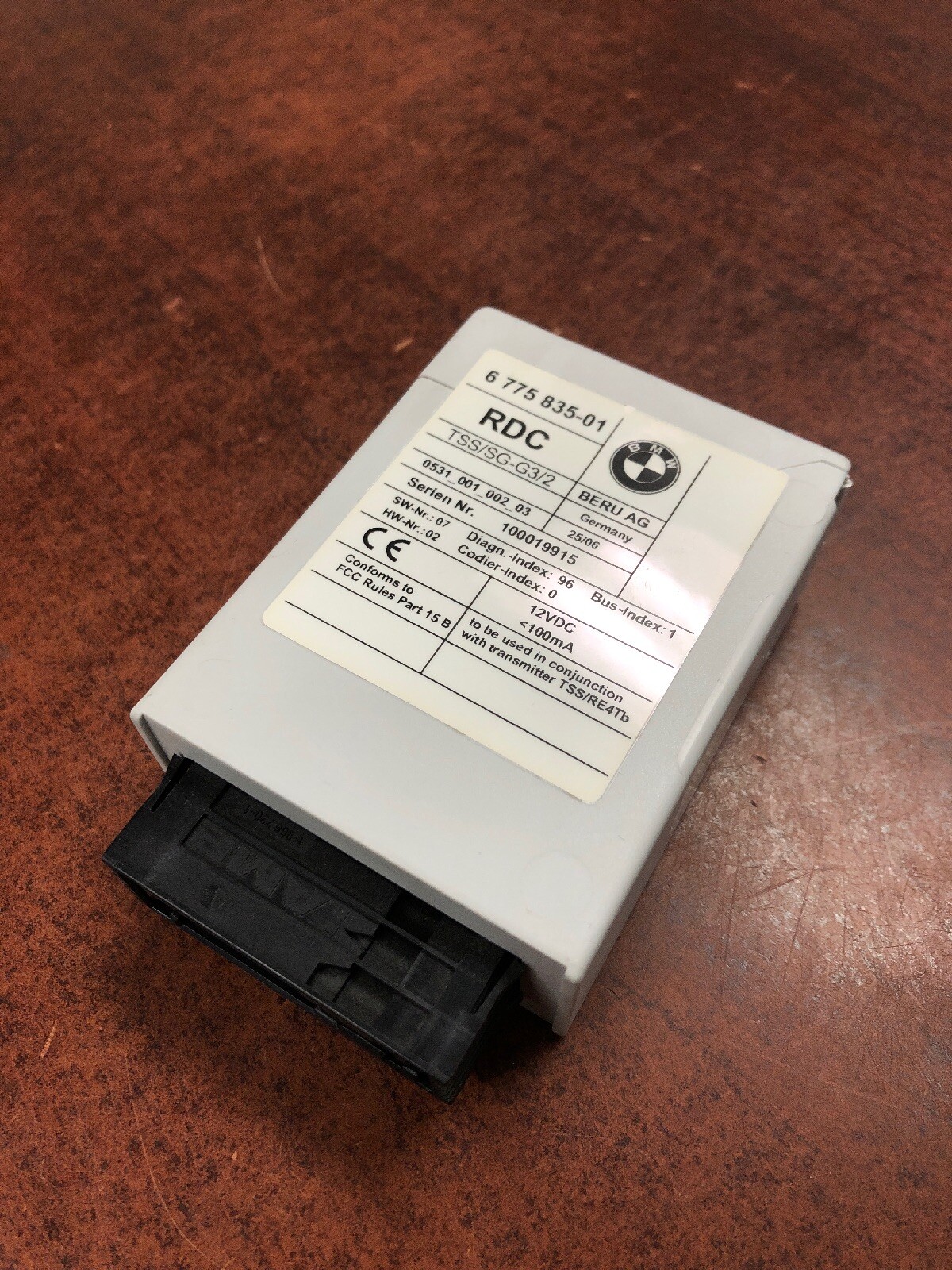 2006 BMW X3 E83 OEM TPMS RDC Tire Pressure Monitor Control Module ...