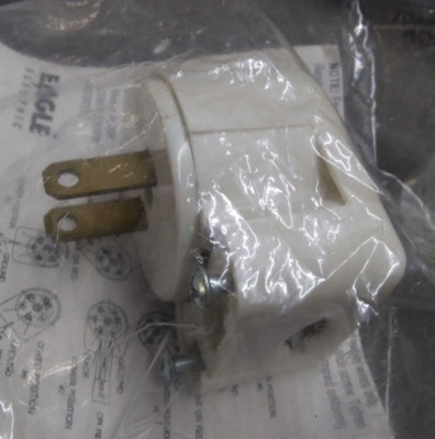 EAGLE 4862ANW-BOX ANGLE PLUG COMMERCIAL GRADE 15A-125V 2P-2W 8 POSSIBLE ...