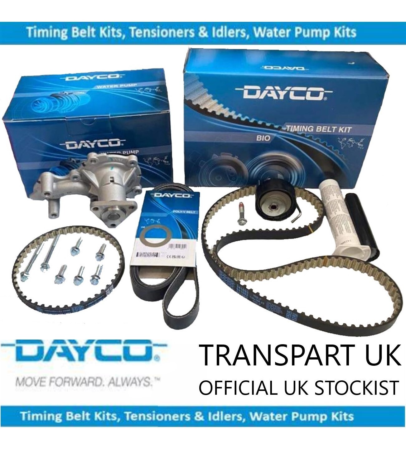 FOR FORD 1.0 ECOBOOST TIMING BELT KIT OIL PUMP BELT BIO WET BELT KIT ...