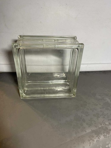 8 inch glass block bank pittsburg corning port allegany plant vintage ...