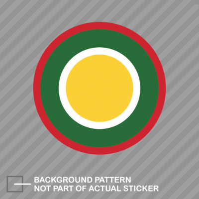 Royal Brunei Air Force Roundel Sticker Decal Vinyl Brunei RBAirF BRN BN ...