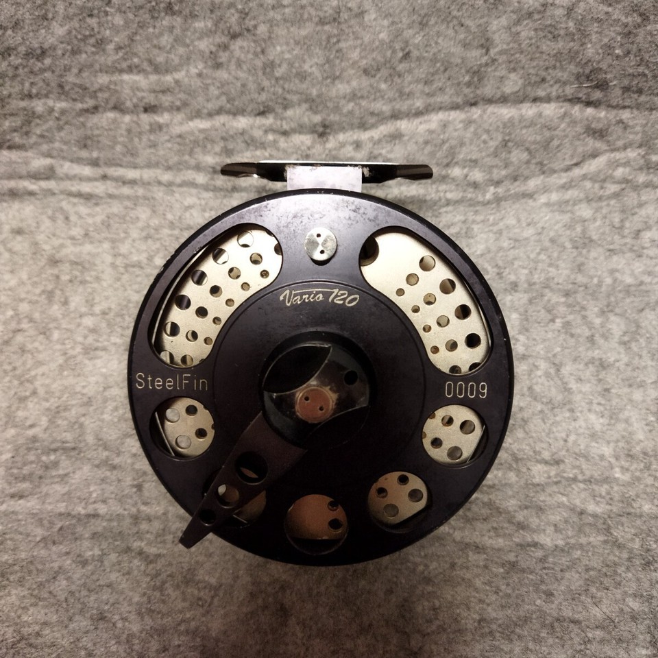 SteelFin vario 120 double-handed Salmon cherry salmon Fly Fishing Reel ...