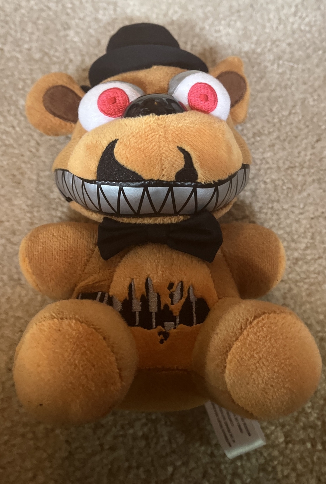 2016 FNAF NIGHTMARE FREDDY PLUSH FIRST SERIES RARE
