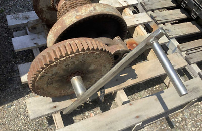 Antique Beebe BB Bro's Model A Ford Tow Truck Hand Winch. 3 Ton. With ...