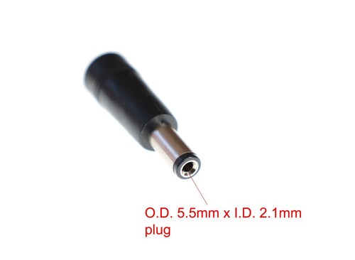 DC Power Coupler Plug Coaxial Connector 4.0mm x 1.7mm Female to 5.5mm x ...