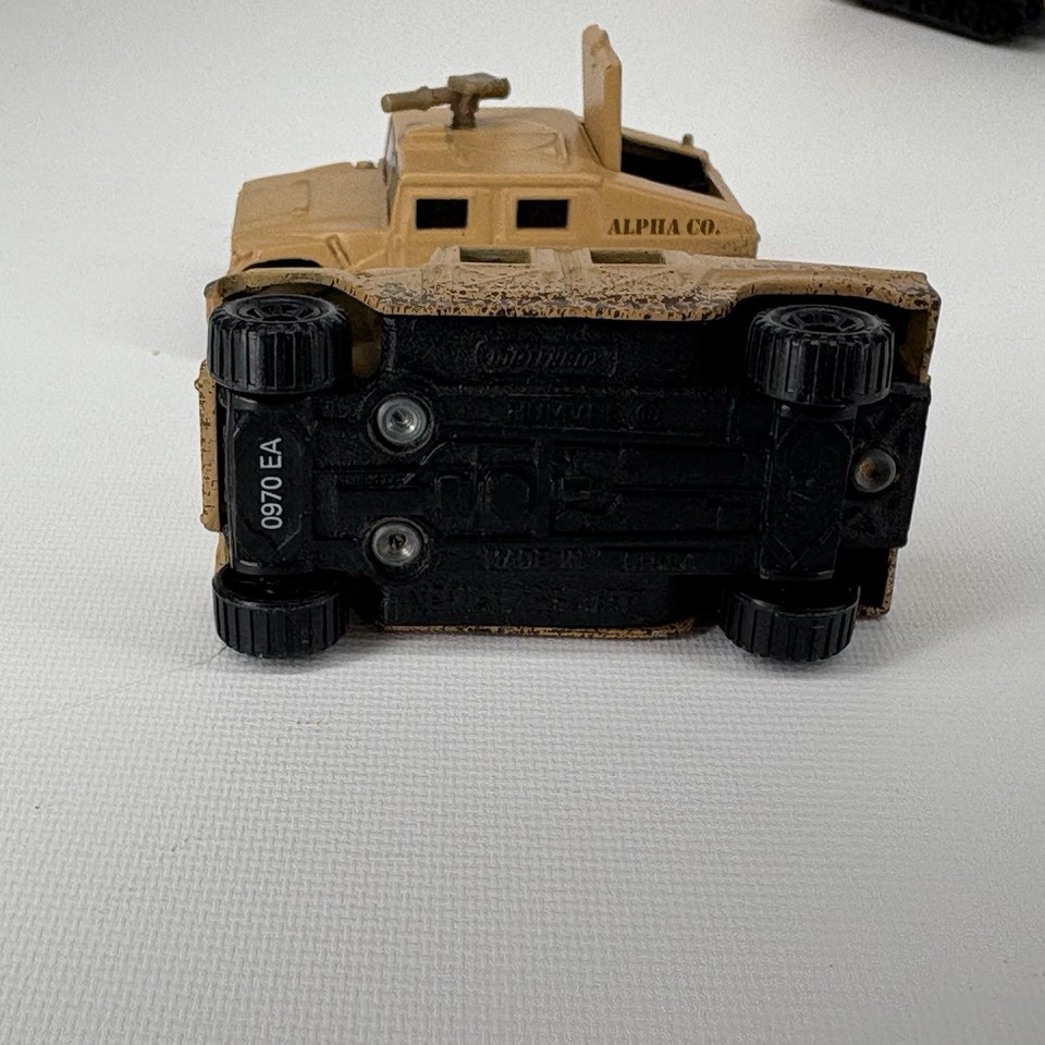 Mattel Matchbox 90's Army Bundle. Lot of 8. Missile Launcher, Humvee ...
