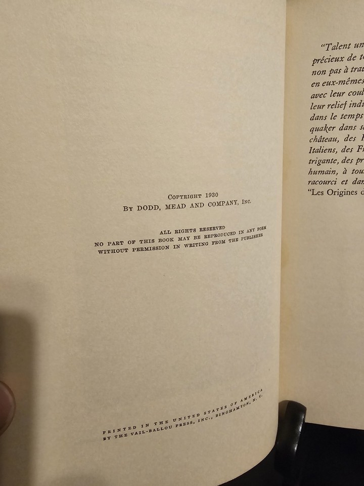 Voltaire – C. E. Vulliamy – 1930 First Edition – Dodd Mead – HC w/ Dust ...