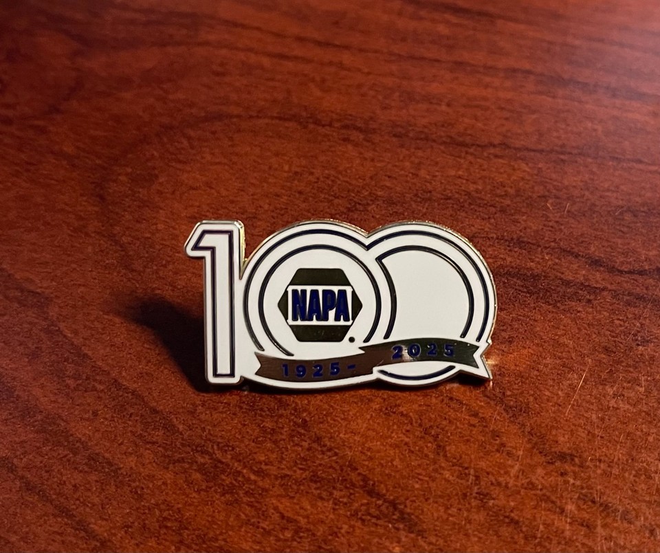 NAPA Auto Parts 100th year anniversary Enamel Pin | eBay