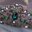 55 Styles Green Crystal Queen Princess Tiara Crown Wedding Prom Queen ...