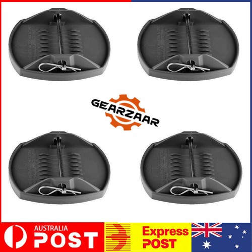 4pc Caravan Jack Pads Corner Steadies RV Stabilizer Legs Camper Trailer ...