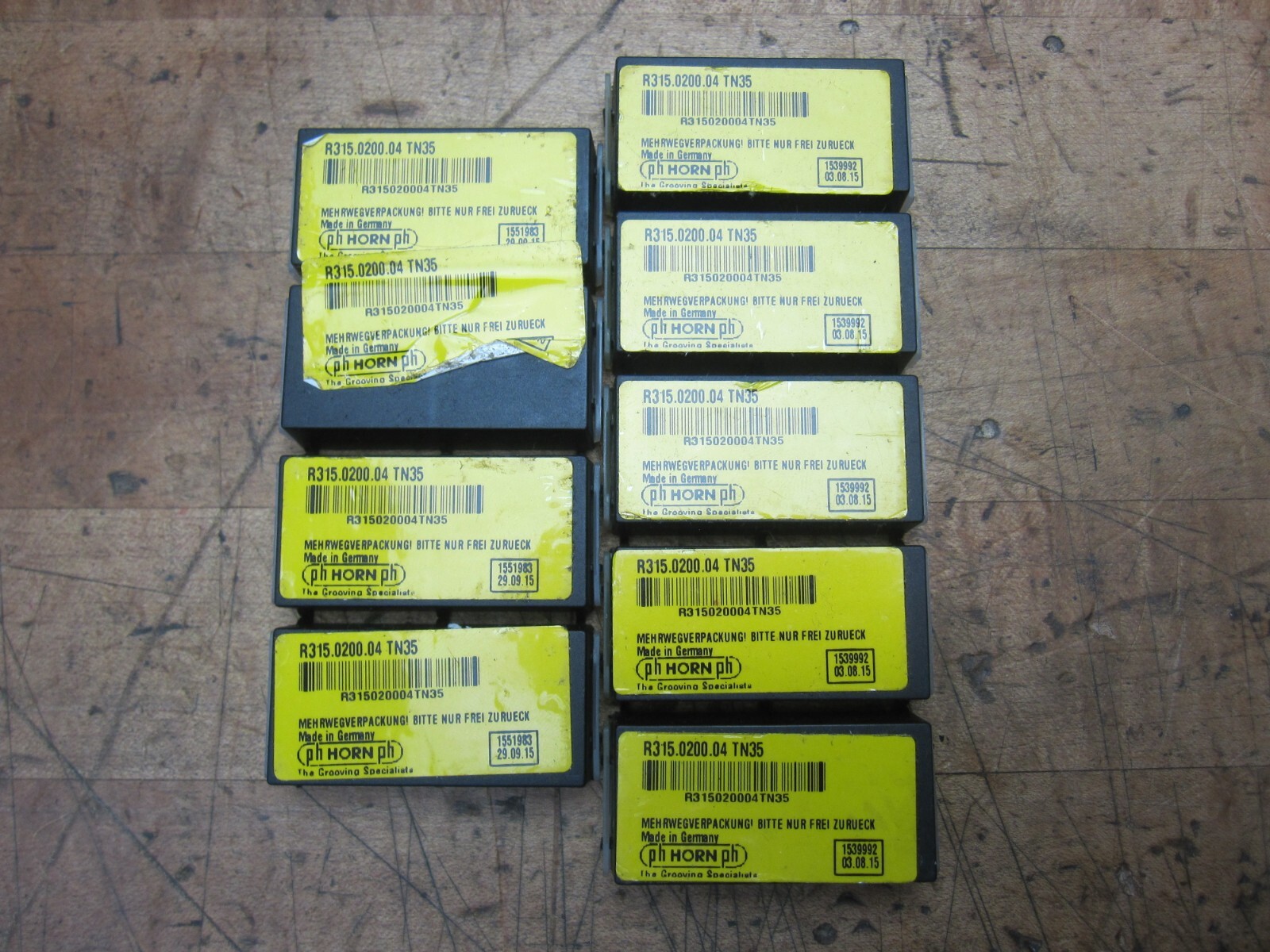 2 NEW PH HORN R315.0200.04 TN35 carbide grooving inserts for cylindrical shank | eBay