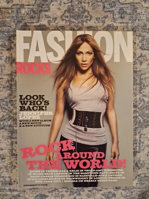 VOGUE FASHION ROCKS Magazine - JENNIFER LOPEZ - Vogue Supplement - 2007 ...