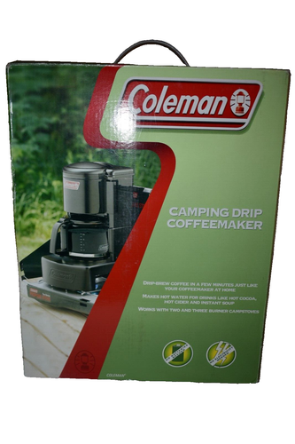 Coleman Camping Drip Coffee Maker + Carafe, Box And Instructions used ...