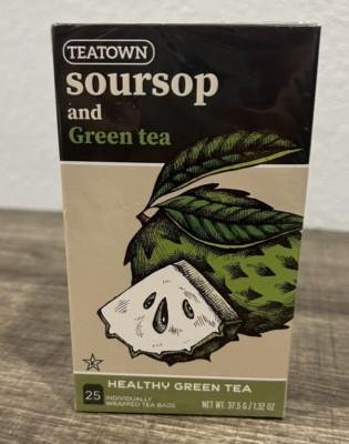 Teatown Soursop & Green Tea 25 Bags | eBay