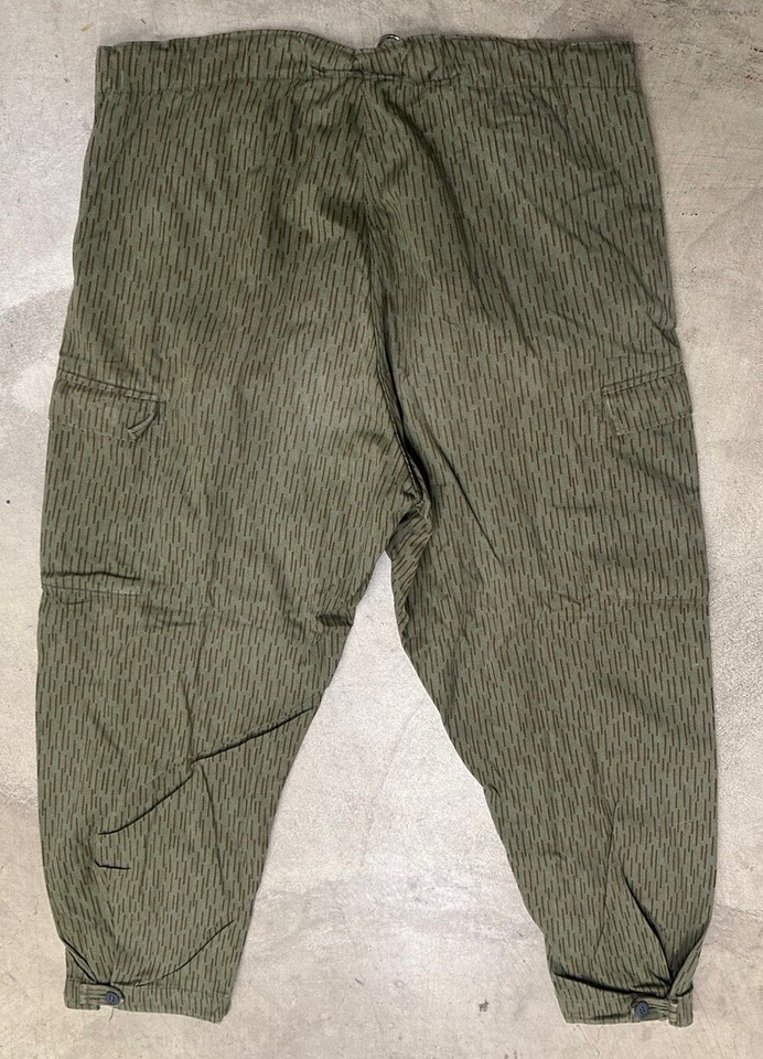 East German Military Strichtarn Rain Camo Uniform Pants Size 39x27 | eBay