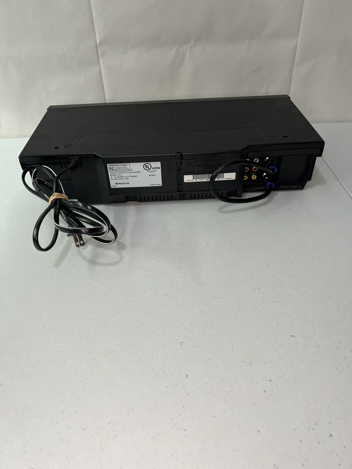 Hitachi VT-FX665A VHS VCR 6-Head Video Cassette Recorder Hi-Fi TESTED ...