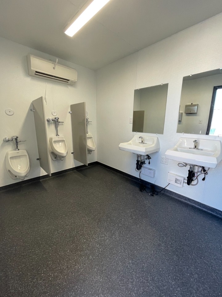 Restroom shipping container Conex Portable bathroom | eBay