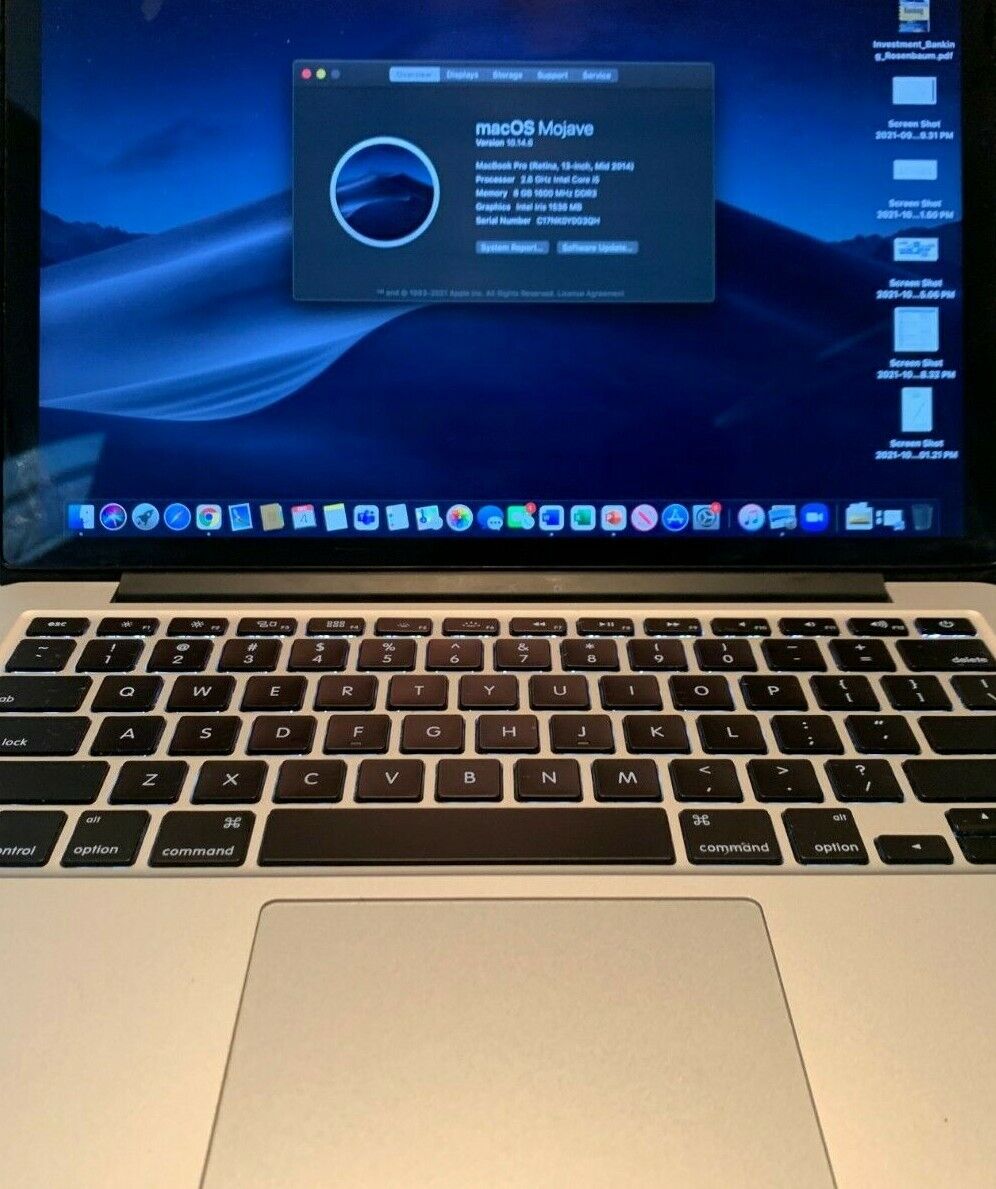 Apple MacBook Pro 13.3: 128 GB Storage, 8 GB RAM (Mid 2014 Apple MacBook Pro 13.3: 128 GB Storage, 8 GB RAM (Mid 2014