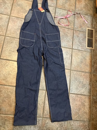 New-36X34 Red Kap Men's Denim Bib Overall Bibs Overalls | eBay