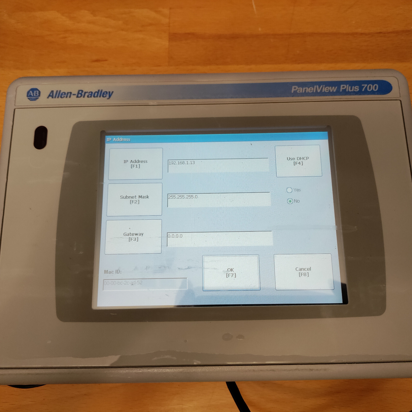 Allen Bradley 2711P-RDT7C PanelView Plus 700 Ser A Rev D HMI 7" Touch ...