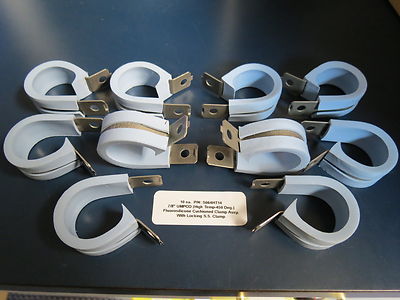 7/8” High Temp Fluorosilicone Cushion Loop Clamps Aerospace Aircraft ...