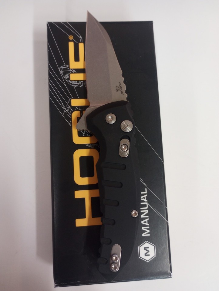 Hogue Knives X1 Microflip Manual Button Lock 24160 | eBay