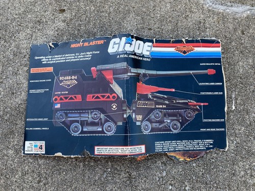 Night Force Blaster 1988 G.I. JOE COBRA Vintage Original Cardboard Box ...