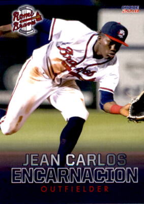 2018 Rome Braves Choice #11 Jean Carlos Encarnacion Dominican Republic ...
