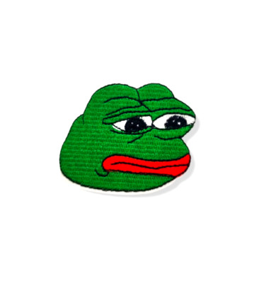Frog Pepe Meme Animal Heat Embroidered Heat Adhesive Patch for Internet ...