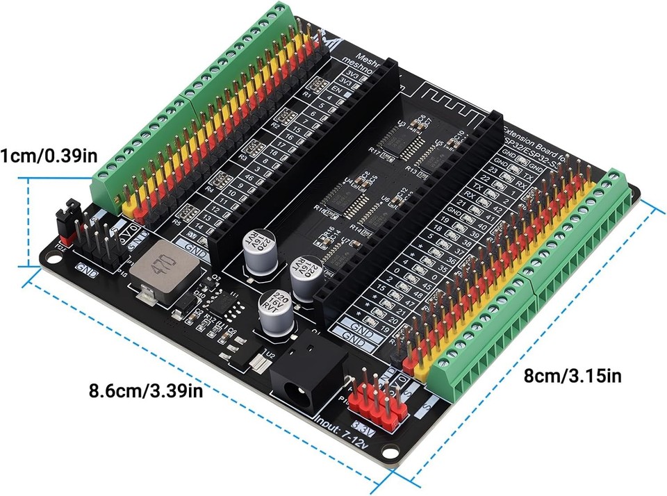 ESP32 ESP-WROOM-32 ESP-32S Breakout Board 2.4GHz WiFi & Bluetooth for ...