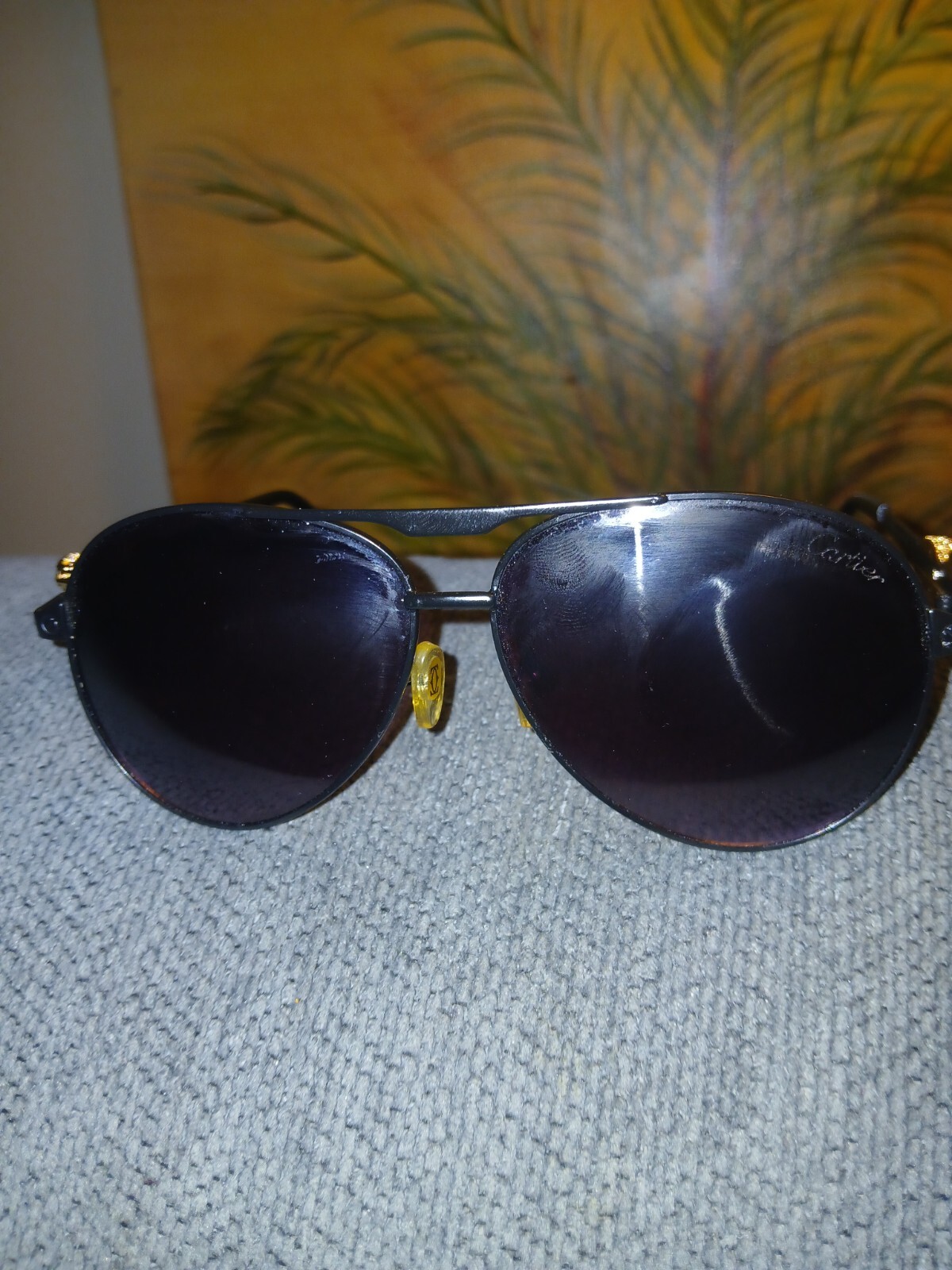 cartier shades men, gold panther made in france 1500 - Gem