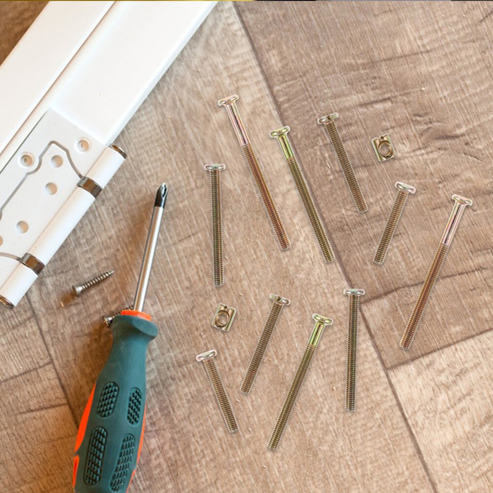 51 Pcs Cot Screws Bed Screws Bolts Crib Screws Hexagon Socket Screw ...