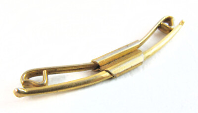 Vintage Mid Century MCM Swank 50 Costume Gold Collar Bar | eBay