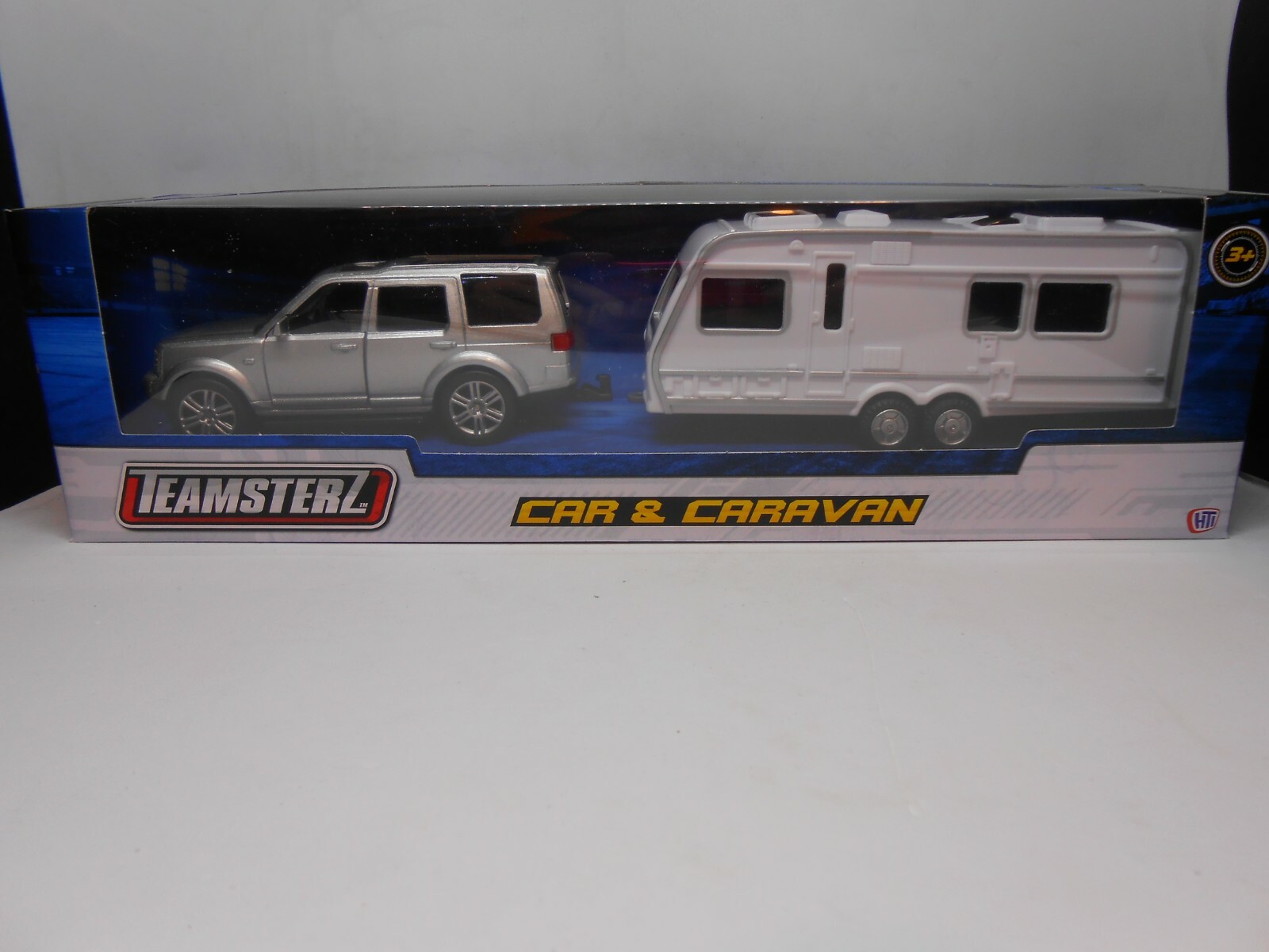 TOY CAR & CARAVAN SET MODEL BOY DAD GIRL MOM BIRTHDAY GIFT PRESENT NEW ...