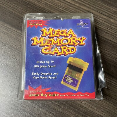 interAct Mega Memory Card GameBoy Color + Pokemon Brand New + Original ...