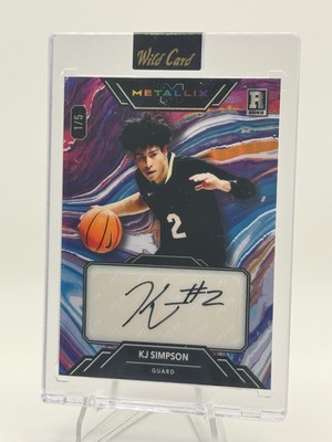 Wild Card Metallic WMPA-KS KJ Simpson Autograph 1/5 | eBay