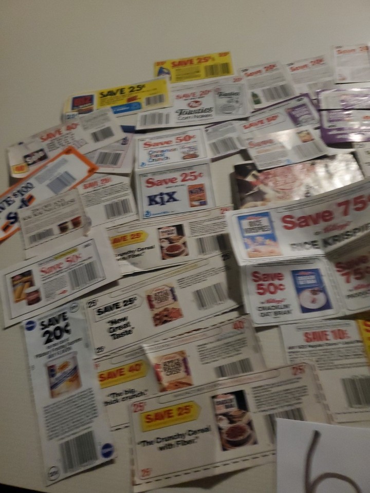 Lot of 60+ VTG Grocery Coupons W/UPC & NO EXPIRATION ~ Advertising ...