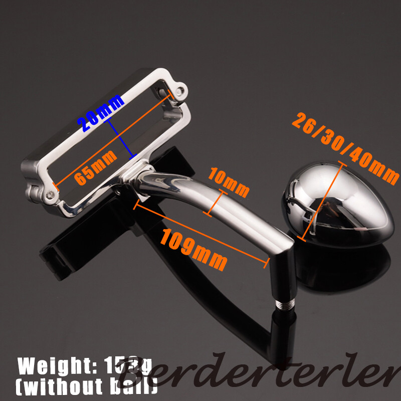 Hook Scrotal Lock with Plug Dilator Metal Prostate For Male Chastity ...