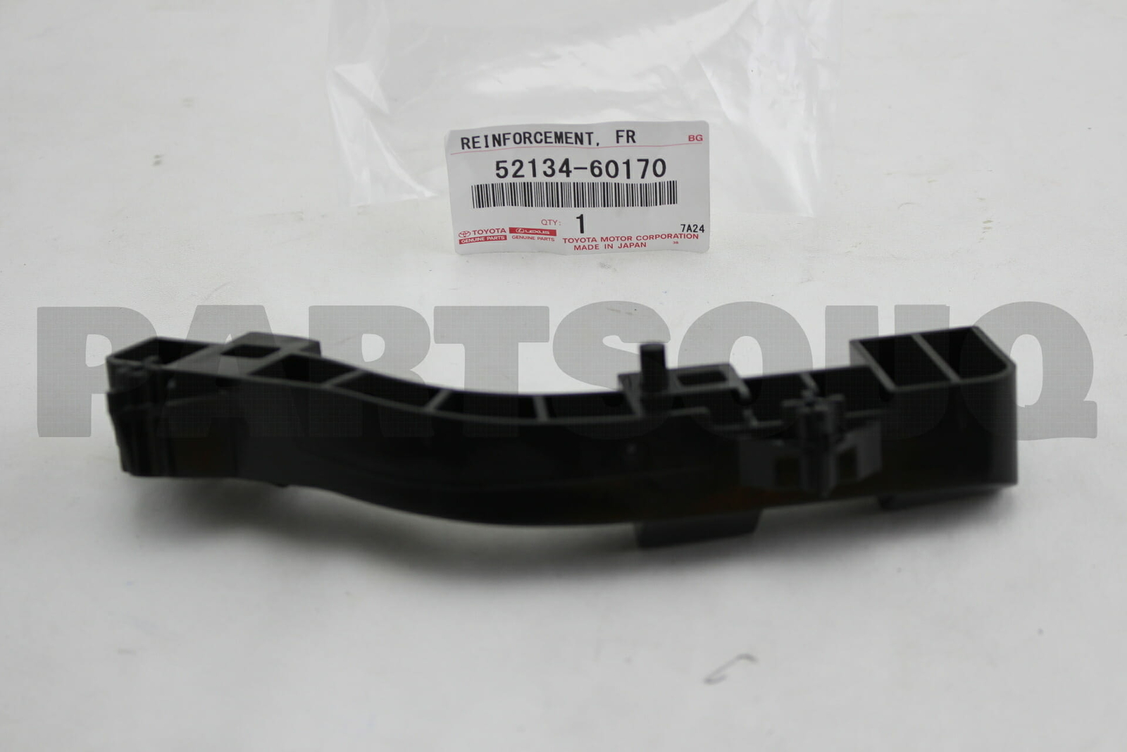 5213460170 Genuine Toyota REINFORCEMENT, FRONT BUMPER BAR, LH 52134 ...