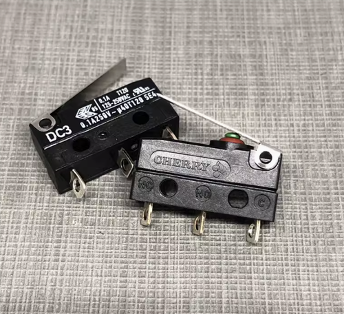 1pcs CHERRY micro switch DC3 long leg +swing rod R handle reset button ...