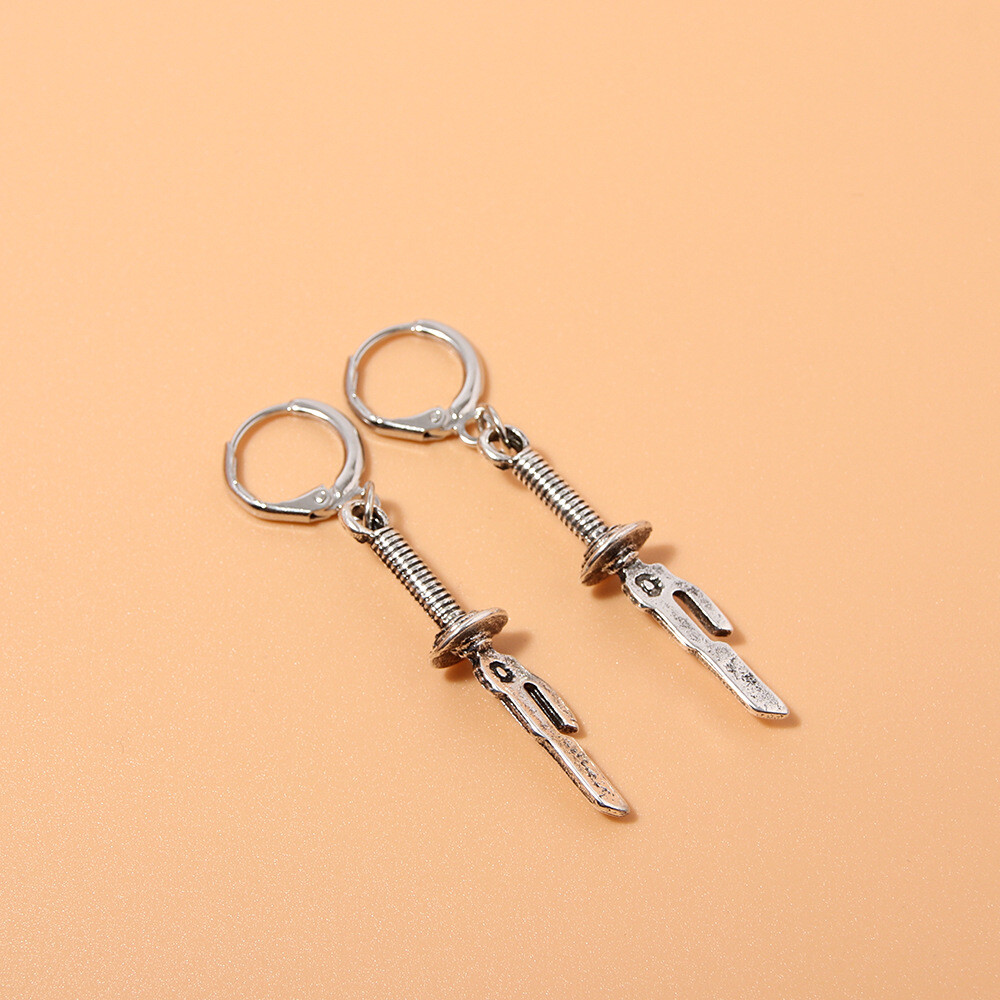 2PCS Anime Jujutsu Kaisen Fushiguro Toji Earring Ear Clip Jewelry Gift ...