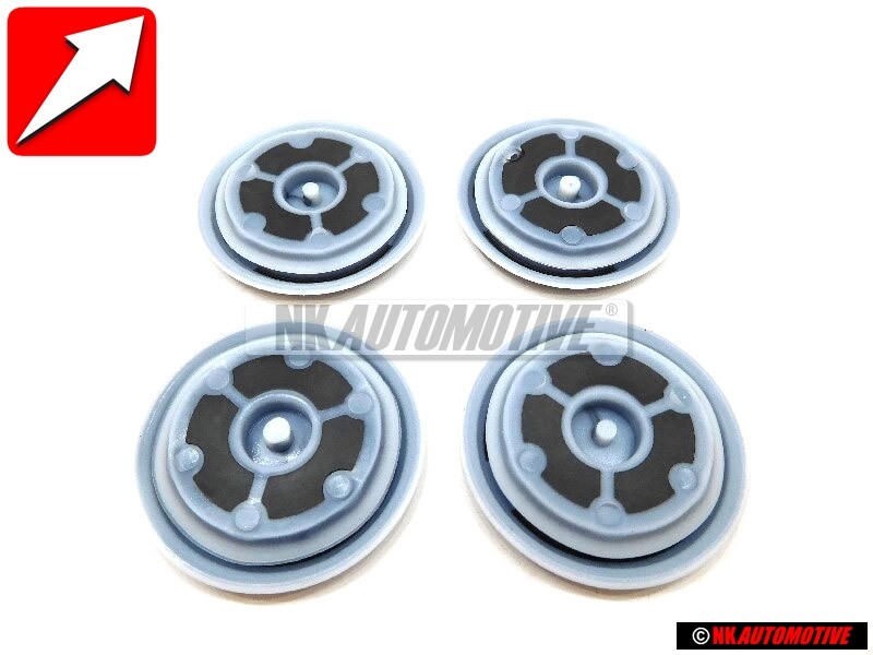 4x Original VW Floor Pan Underbody Rubber Plug Grommet Bung 40mm ...