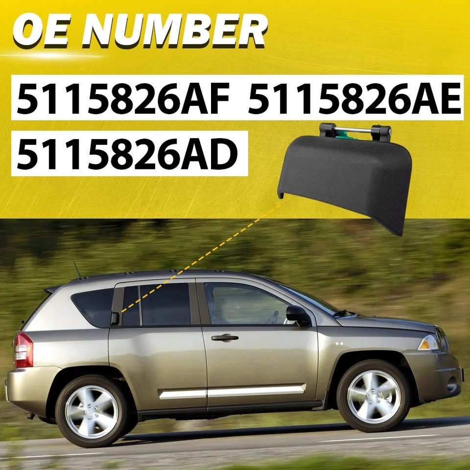 For 2007-2016 Jeep Compass Rear Passenger Exterior Door Handle Black ...
