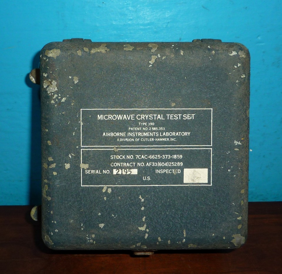 Airborne Instrument Lab Type 390 Microwave Crystal Test Set | eBay
