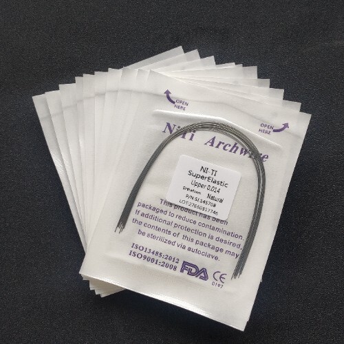 20Packs Dental Ortho Arch Wires Super Elastic Niti Round Natural Form ...