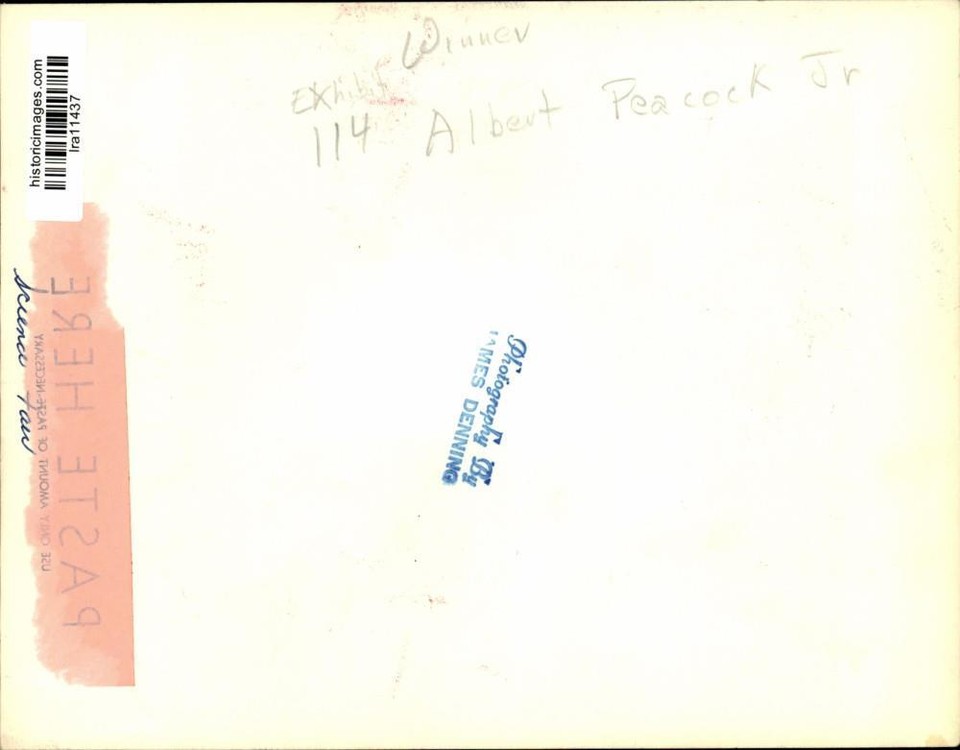 Press Photo Albert Peacock and his Chemistry project at the Science ...